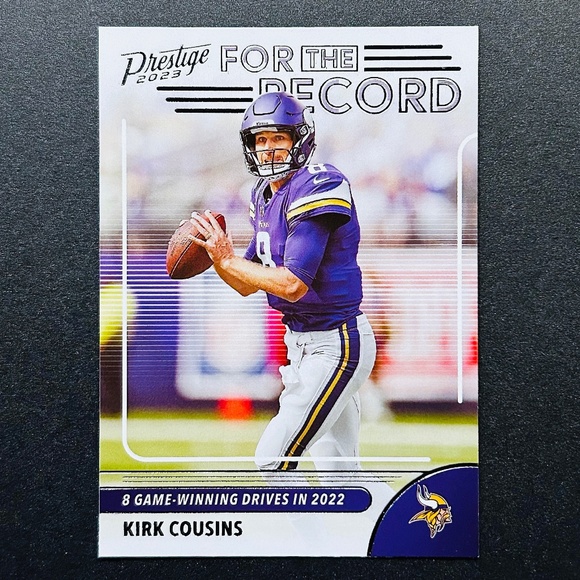 NFL | Toys | Kirk Cousins 223 Prestige For The Record 4 | Poshmark